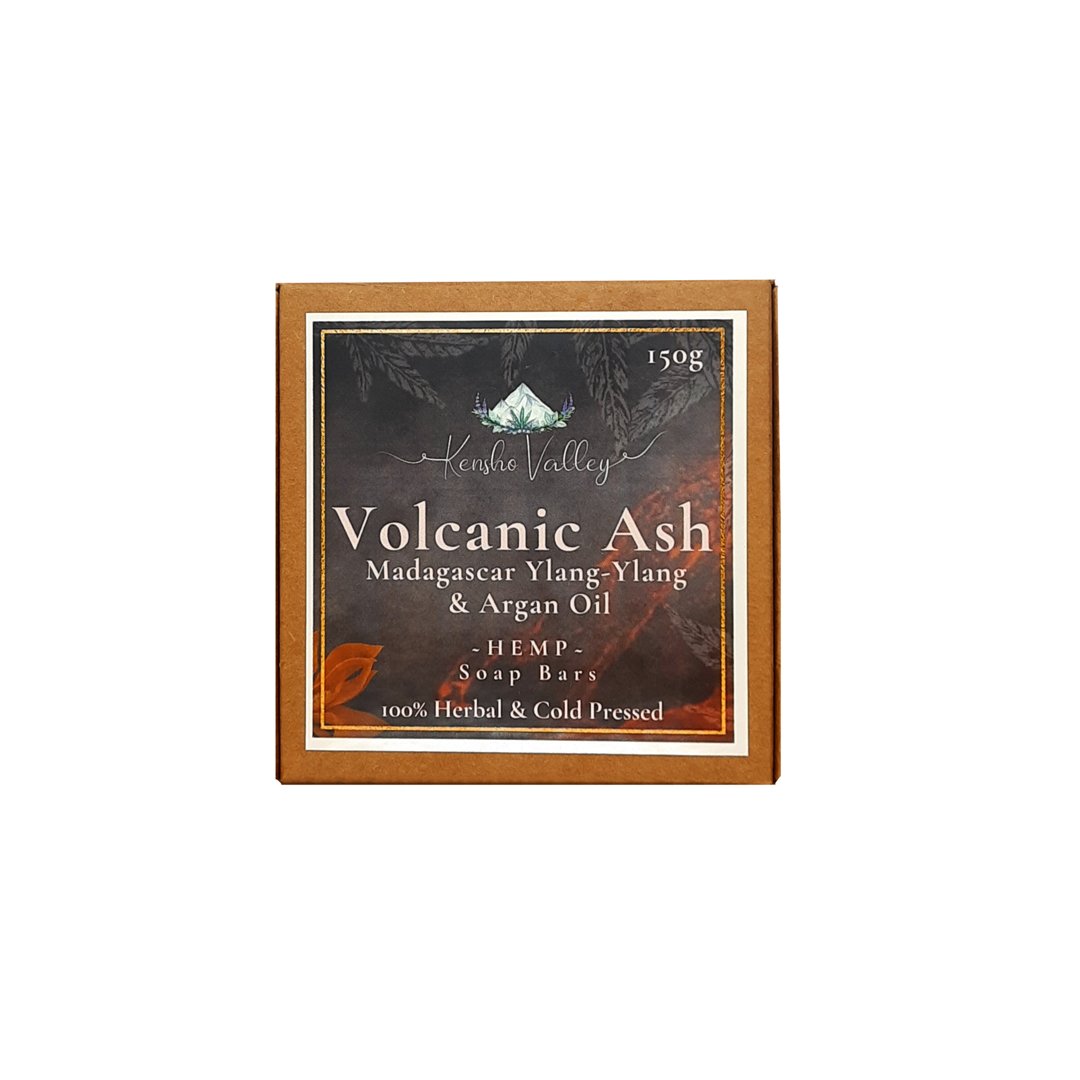 Luxury Hemp Soap with Volcanic Ash, Argan Oil & Ylang Ylang ...